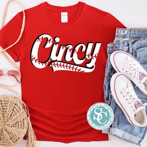 Reds Baseball Shirt, Reds Sweatshirt, Cincy Shirt, Reds Baseball Game ...