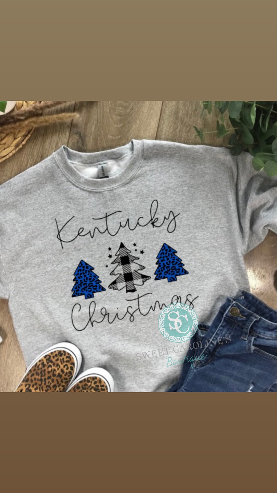 Kentucky Christmas Crewneck Merry Christmas, Christmas Sweatshirt ...