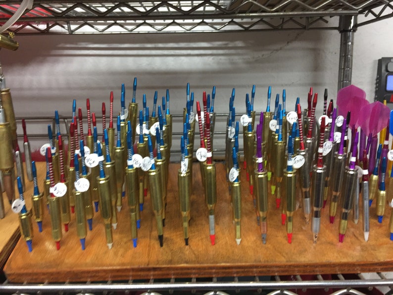 Custom made rifle bullet steel tip darts | Etsy