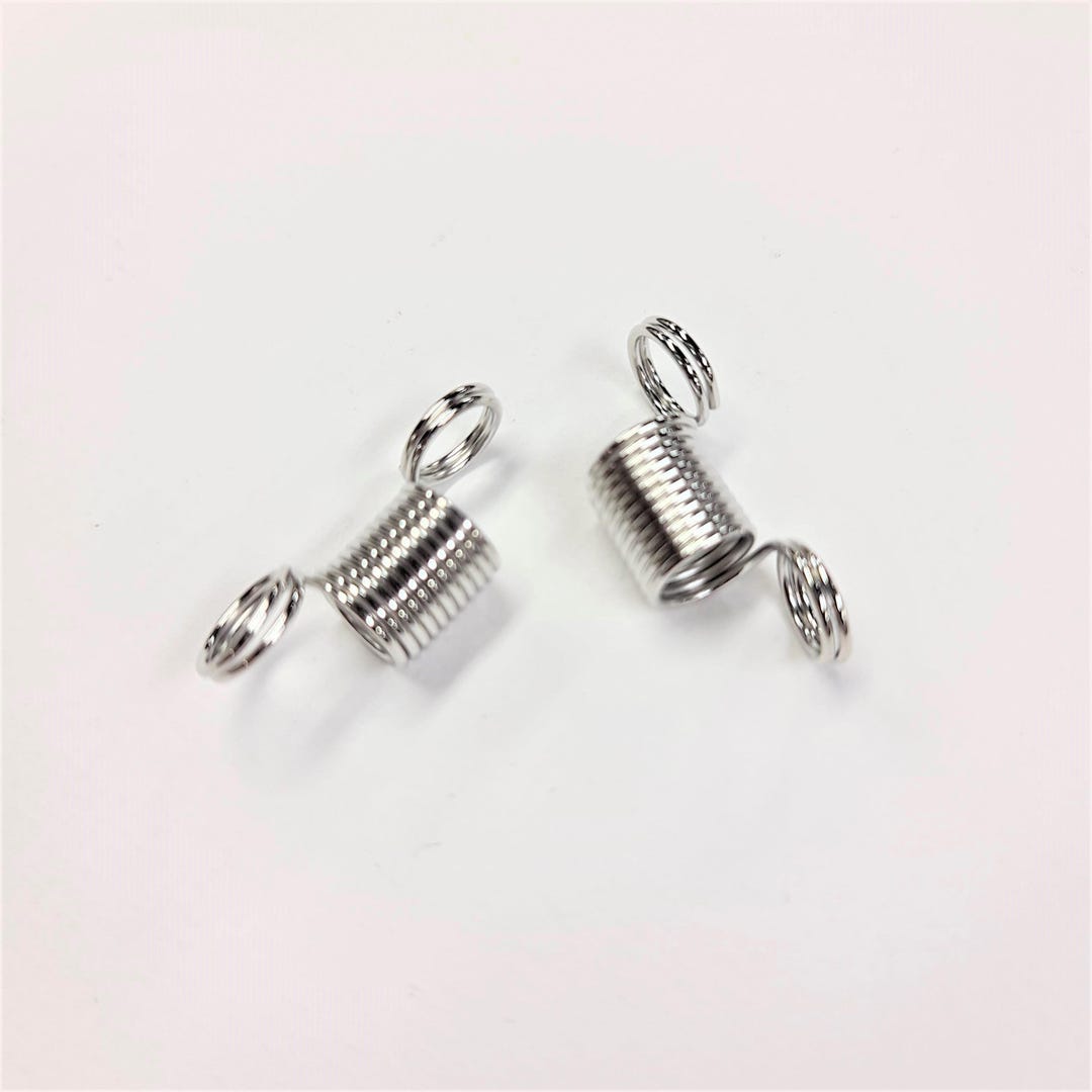 4 X Wire Bead Stopper Springs - Etsy