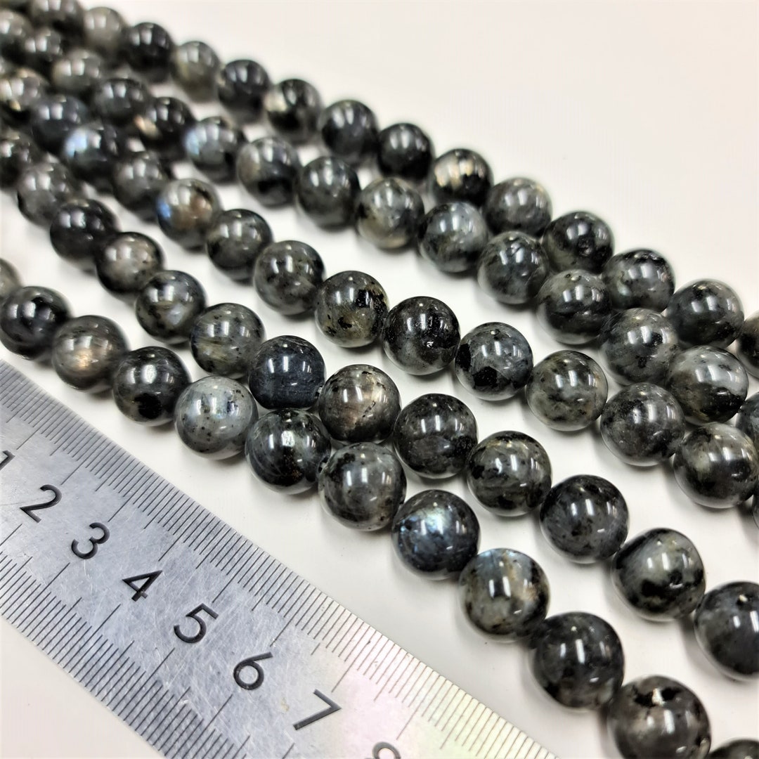 Labradorite Black 10mm Stone Strand - Etsy.de