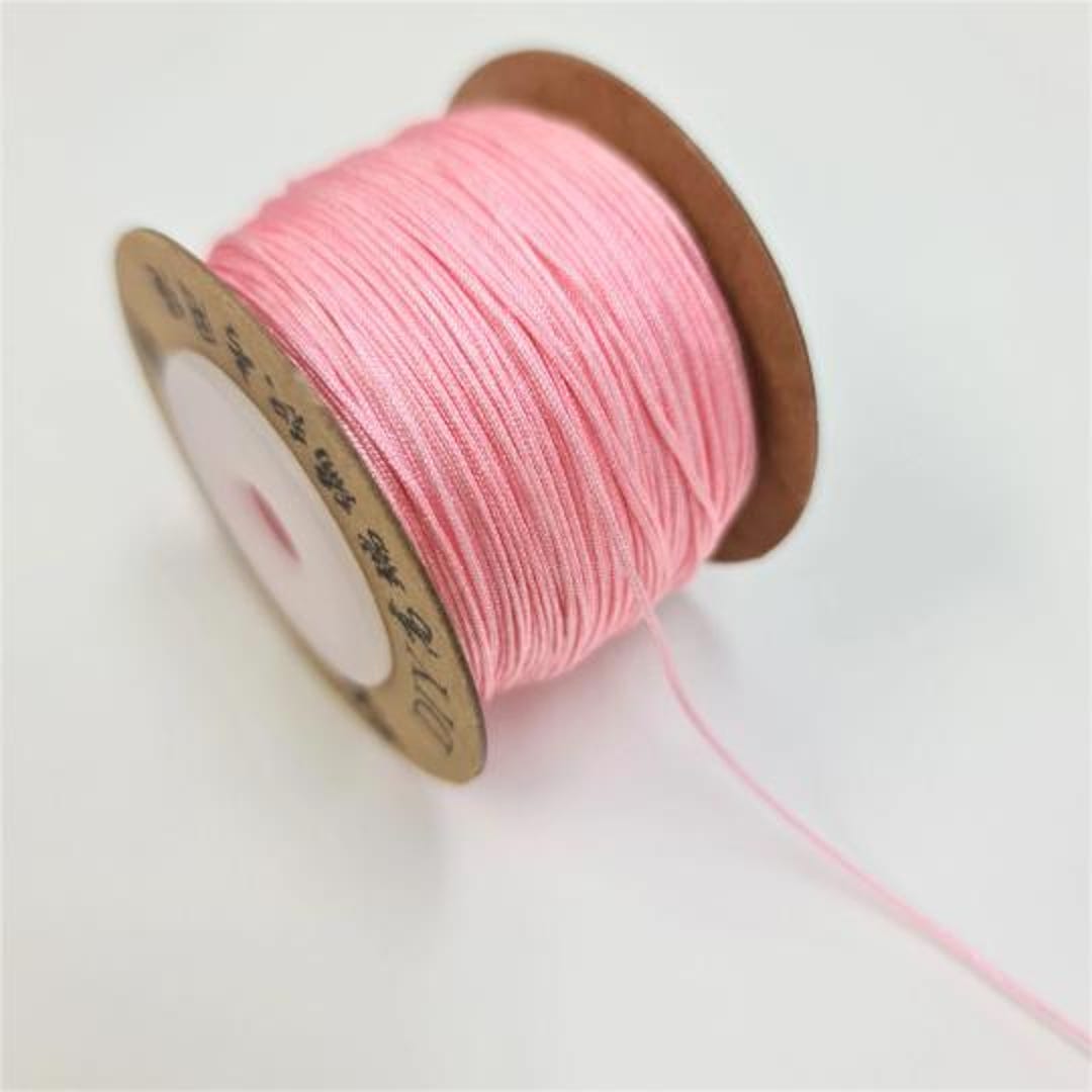Nylon Mala Thread 0.8mm Baby Pink 120m Roll - Etsy