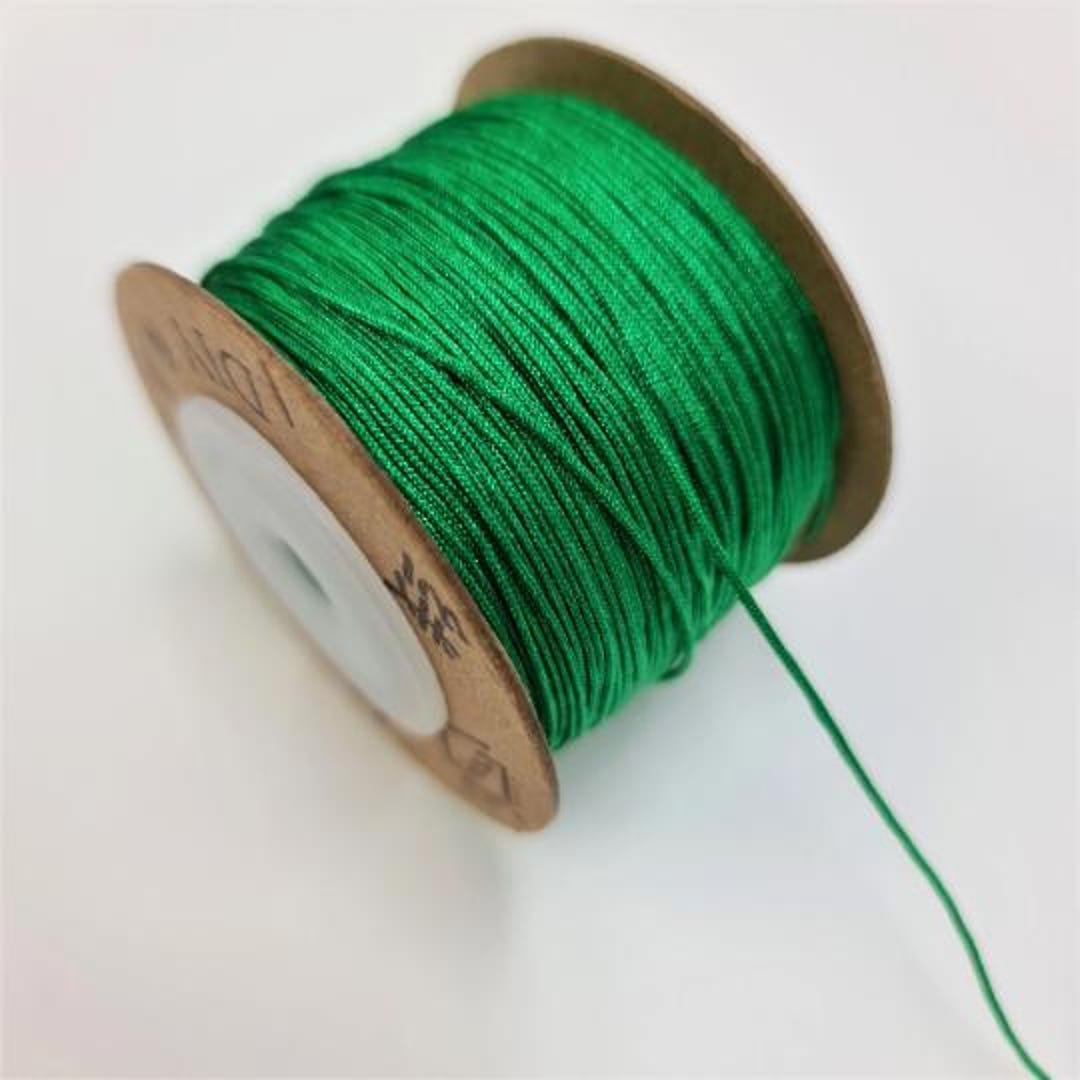 Nylon Mala Thread 0.8mm Peridot 120m Roll - Etsy
