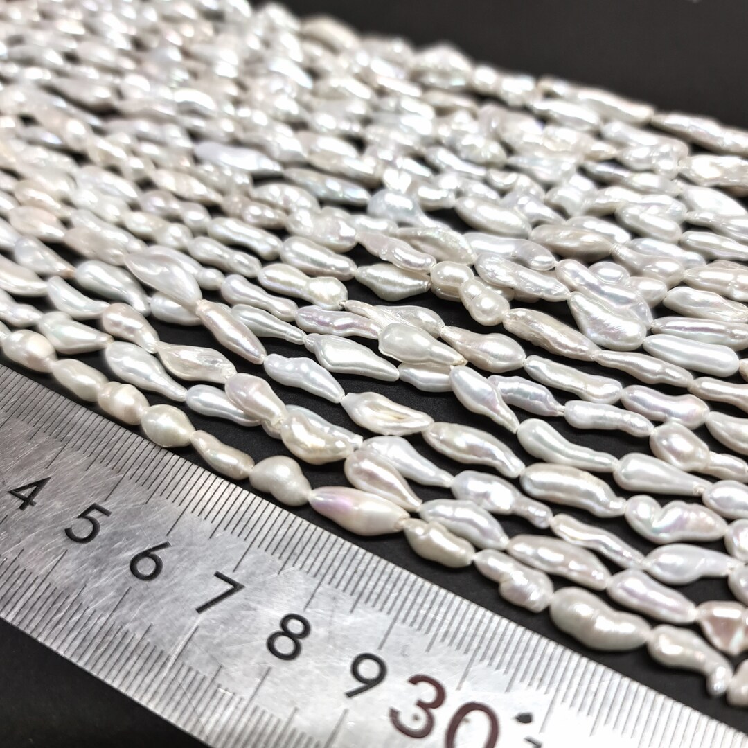 1 X Mini Biwa Freshwater Pearl Strand - Etsy Australia