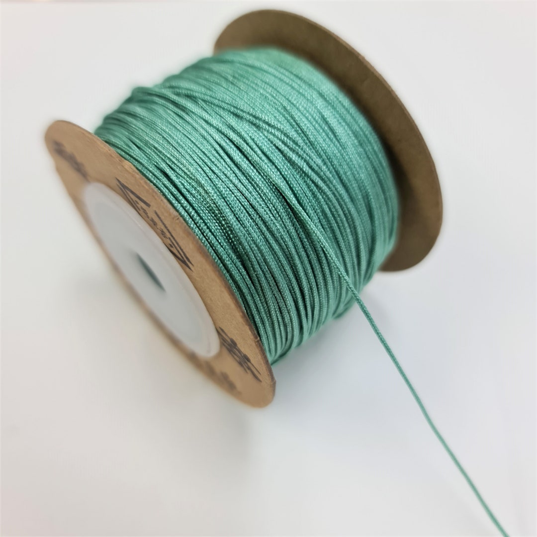 120m Roll 0.8mm Nylon Mala Thread Aquamarine - Etsy