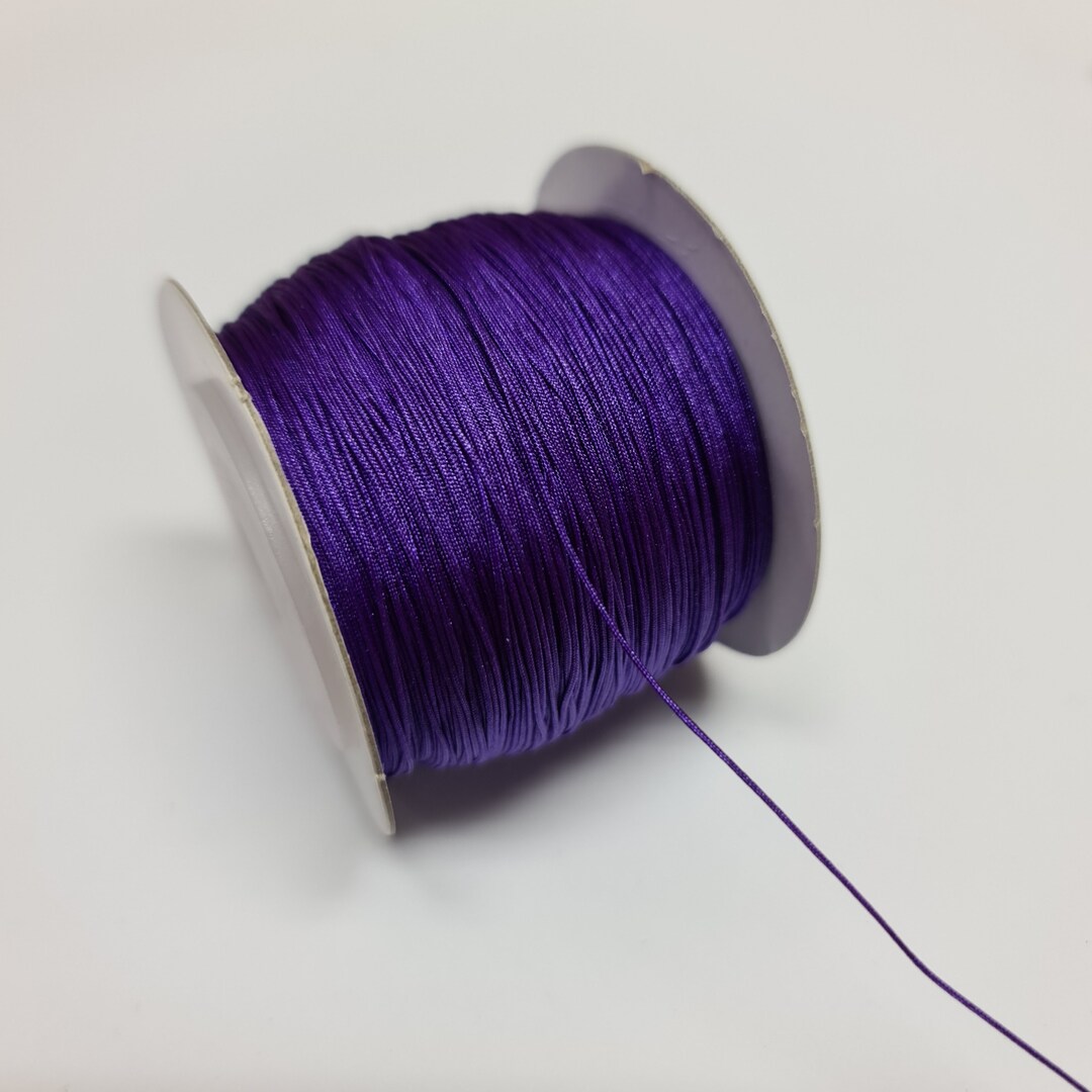 Micro 150m Roll 0.5mm Nylon Mala Thread Dark Purple - Etsy Australia
