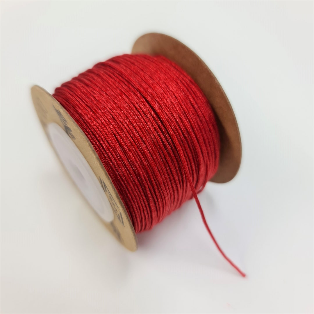 120m Roll 0.8mm Nylon Mala Thread Red - Etsy