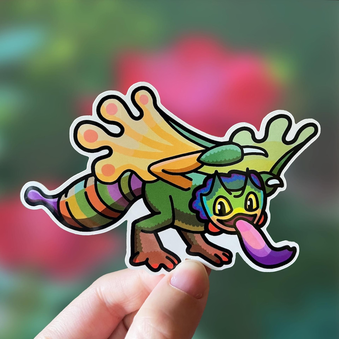 Pukei Pukei Monster Hunter Sticker, Glossy Vinyl Gaming Sticker - Etsy