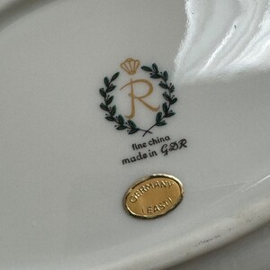 Vintage Reichenbach Germany Porcelain Divided Dish Floral Pattern ...