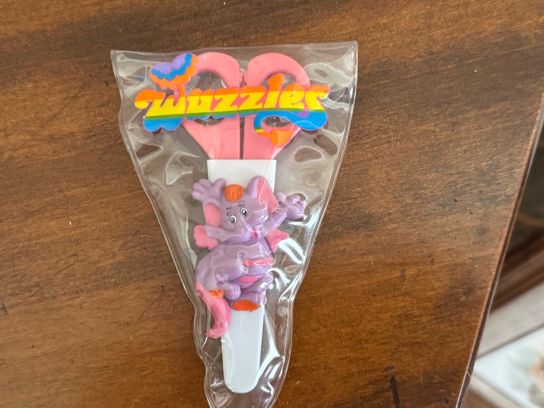 Vintage Wuzzles Eleroo Scissors 1985 Hasbro Disney Childs Purple ...