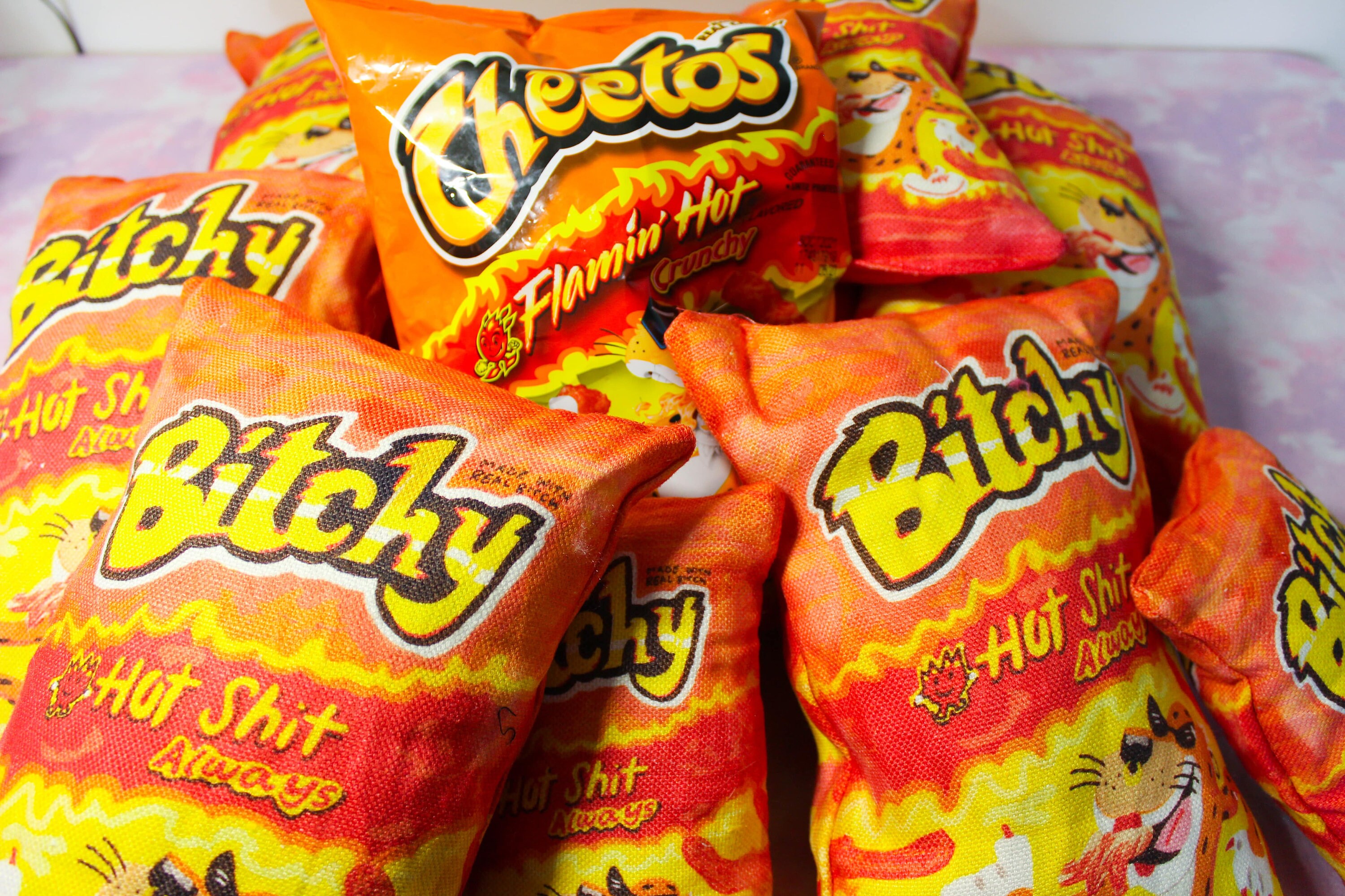Bitchy Cheetos Pillows - Etsy
