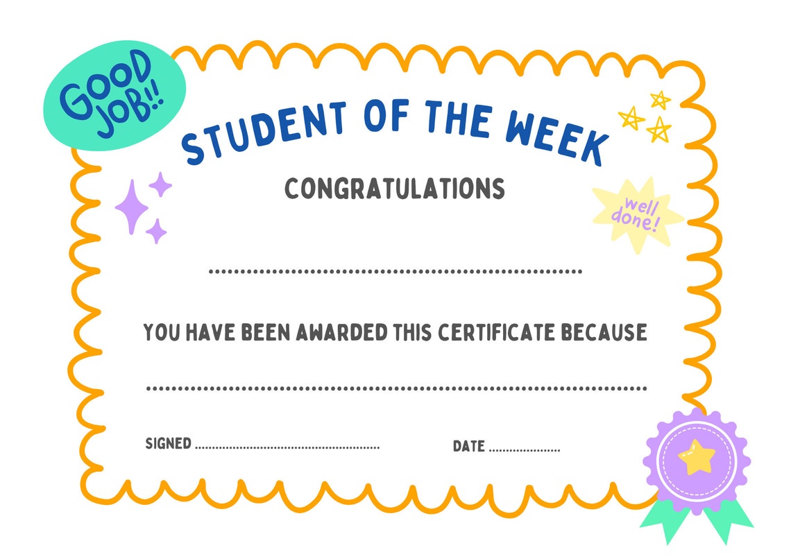 Student Certificates, Award Certificates, School Certificates ...