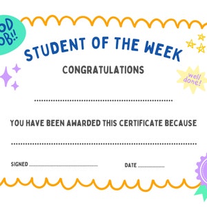 Student Certificates, Award Certificates, School Certificates ...