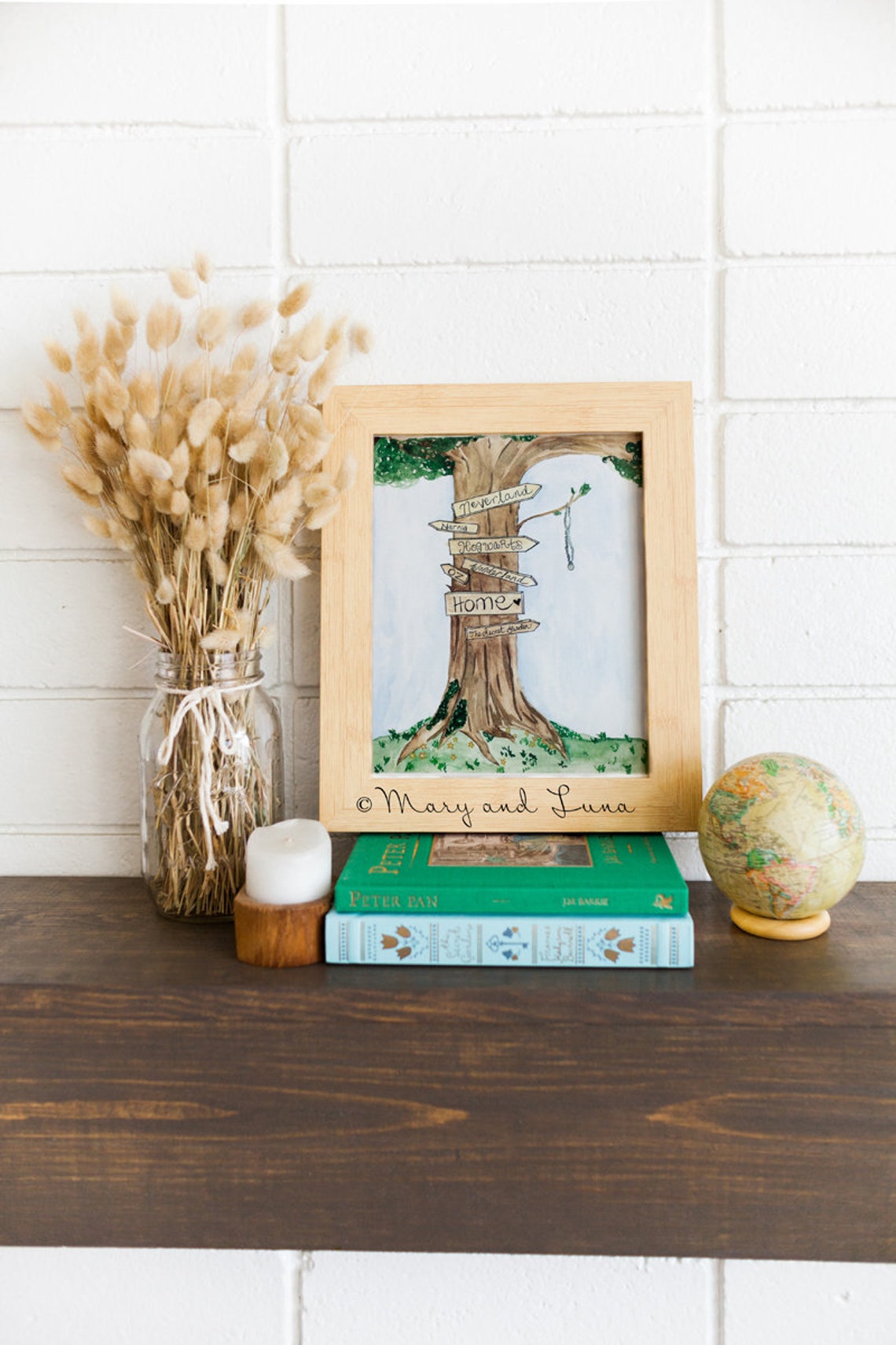 Literary Tree Signs 8x10 Art Print - Etsy