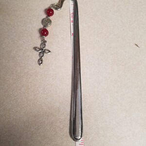 0123 Celtic Cross and Red Jade Metal Bookmark / Metal Book Mark ...