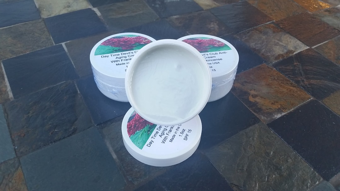 All Natural Devil’s Club Day Time Face Cream With Frankincense / Devils ...