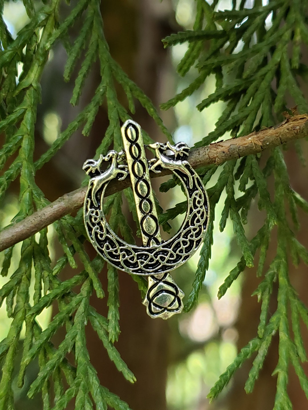 0123 Celtic Cross Scarf Pin / Celtic Cross Hat Pin / Celtic Cross Shawl ...