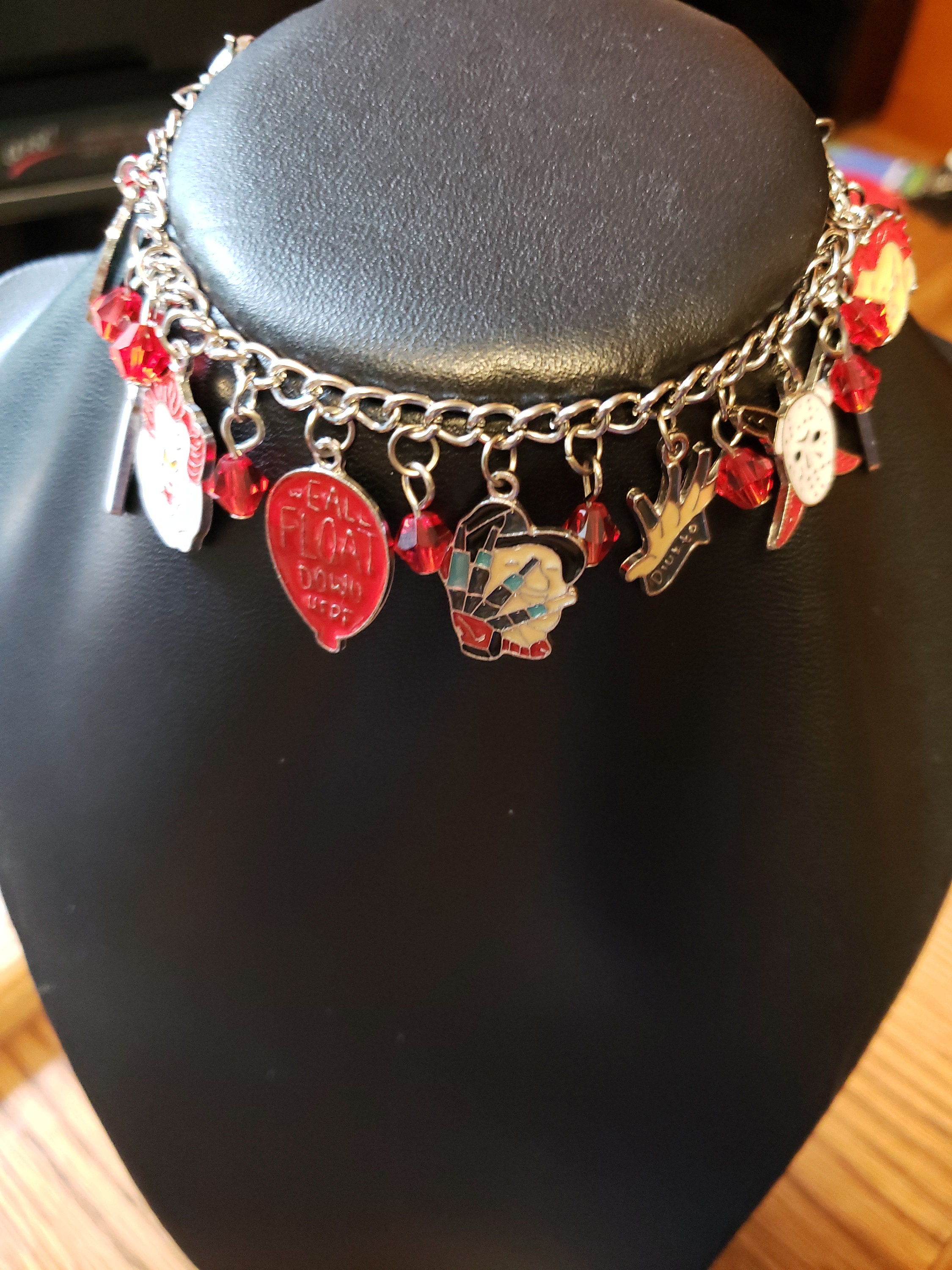 Halloween Horror Movie Charm Bracelet / Clown / IT / Freddy / Jason ...