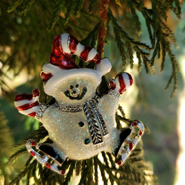 Snowman Pin - Etsy