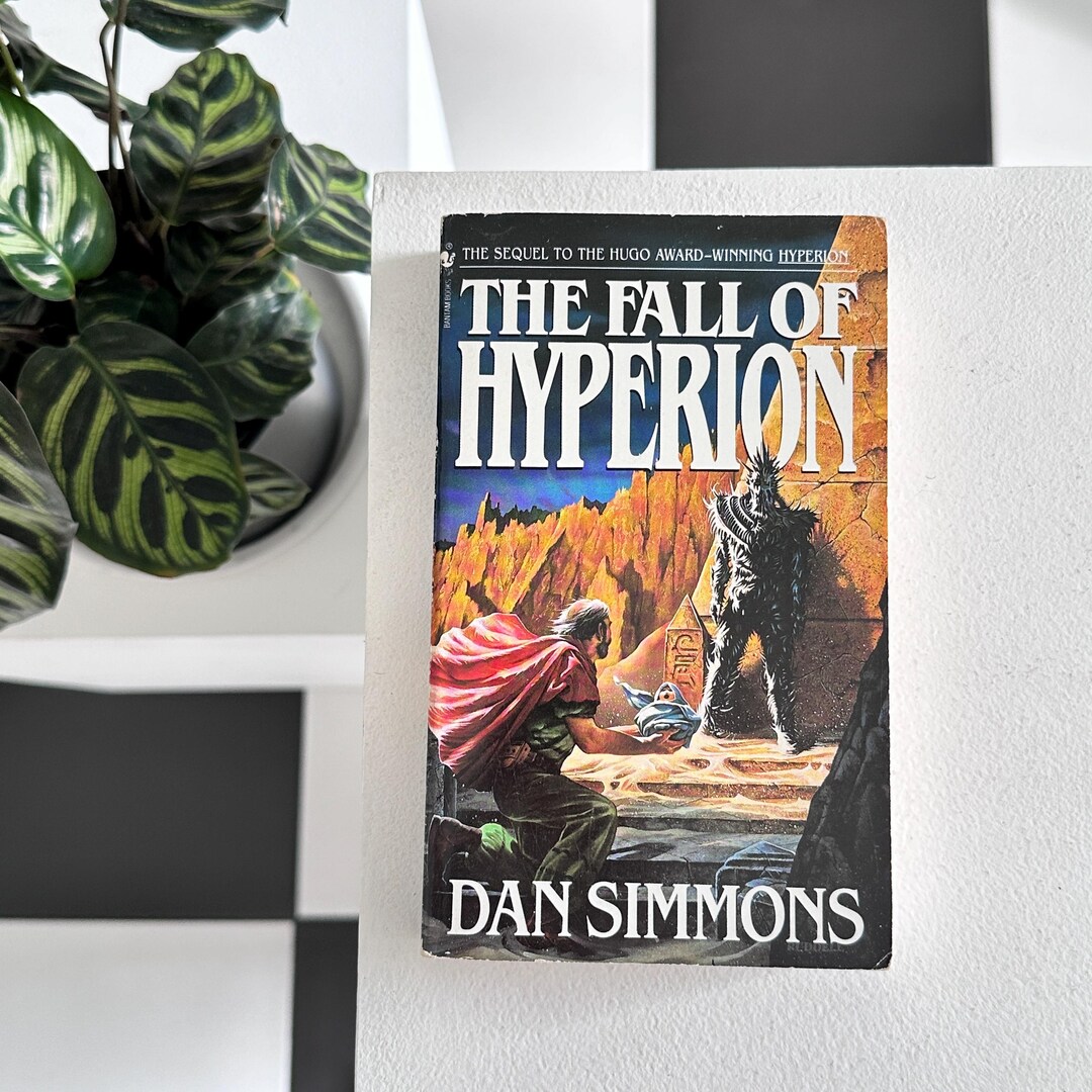 Vintage 1995 Fall of Hyperion Dan Simmons Cantos Series Book 2 Science ...