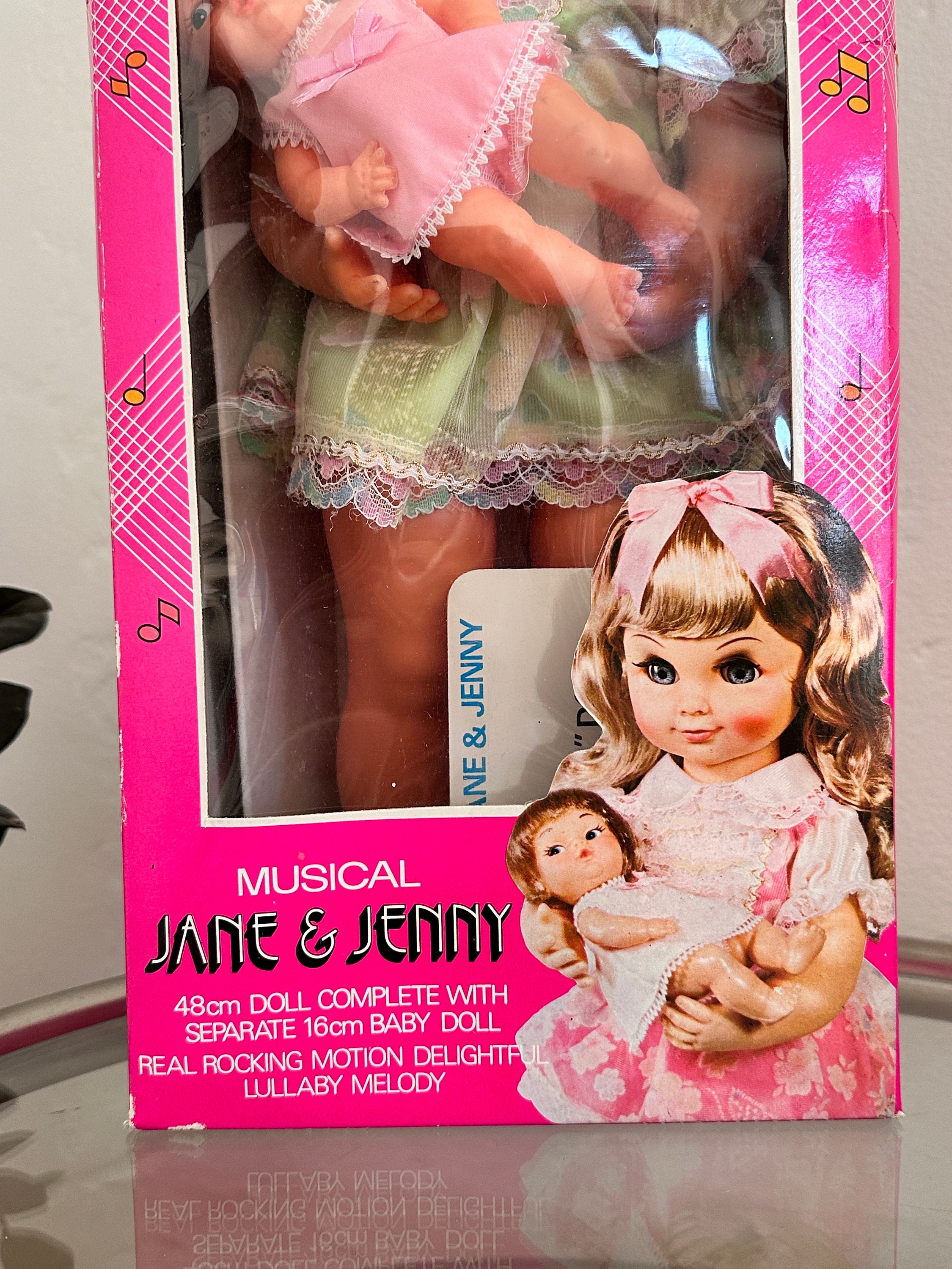SEALED NOS Deadstock Vintage Musical Jane and Jenny Rocking Motion ...