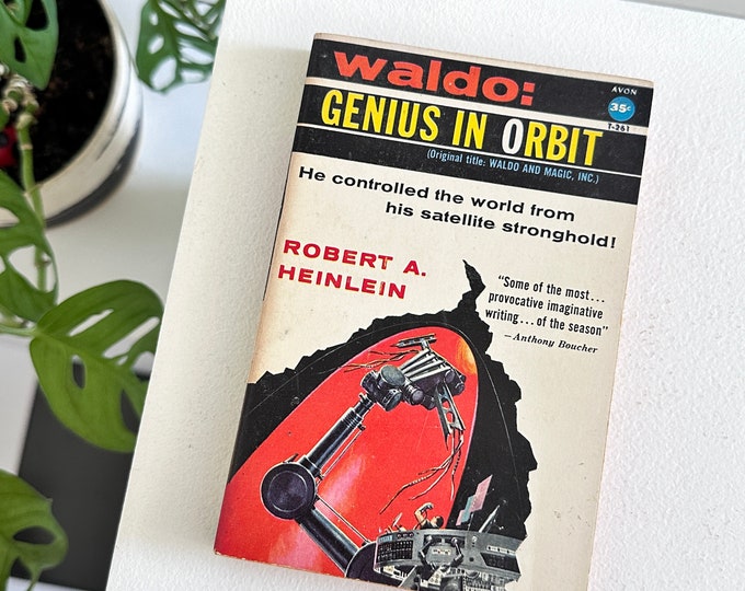 Vintage 1950 Waldo: Genius in Orbit Robert A. Heinlein First Avon ...
