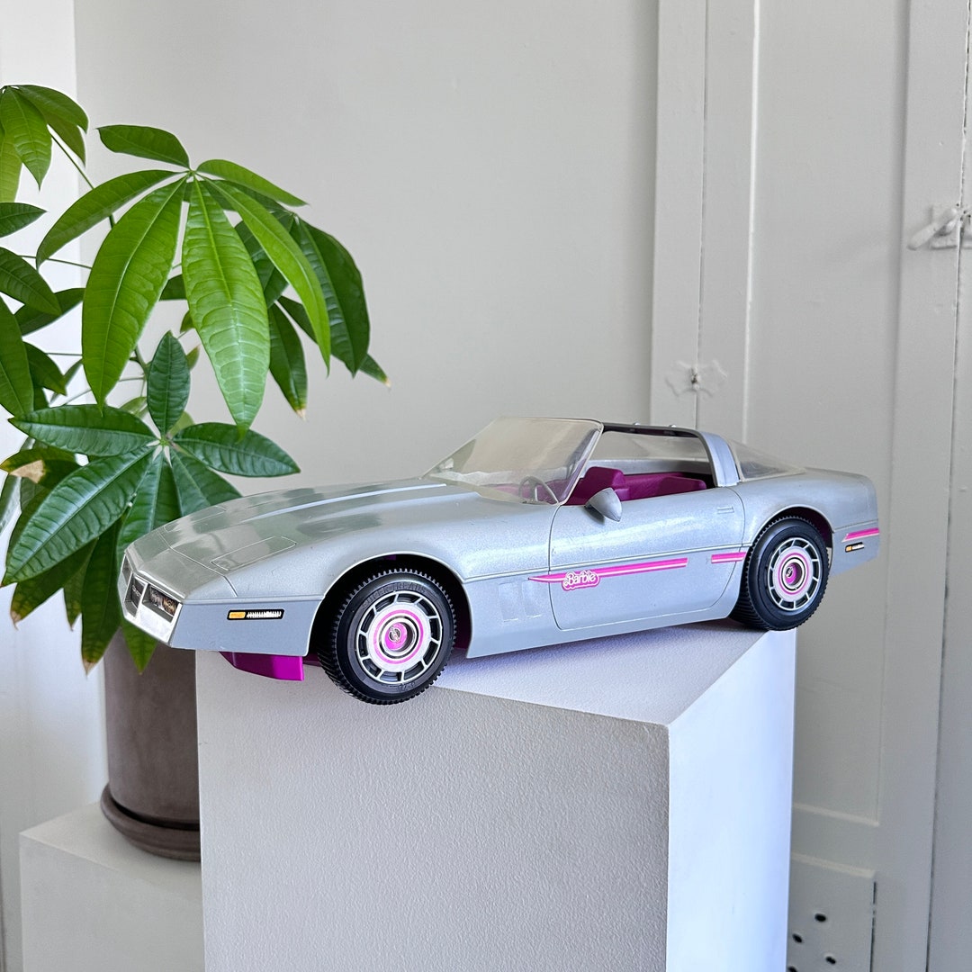 Vintage 1983 Barbie Silver 'vette Corvette Convertible Sports Car ...