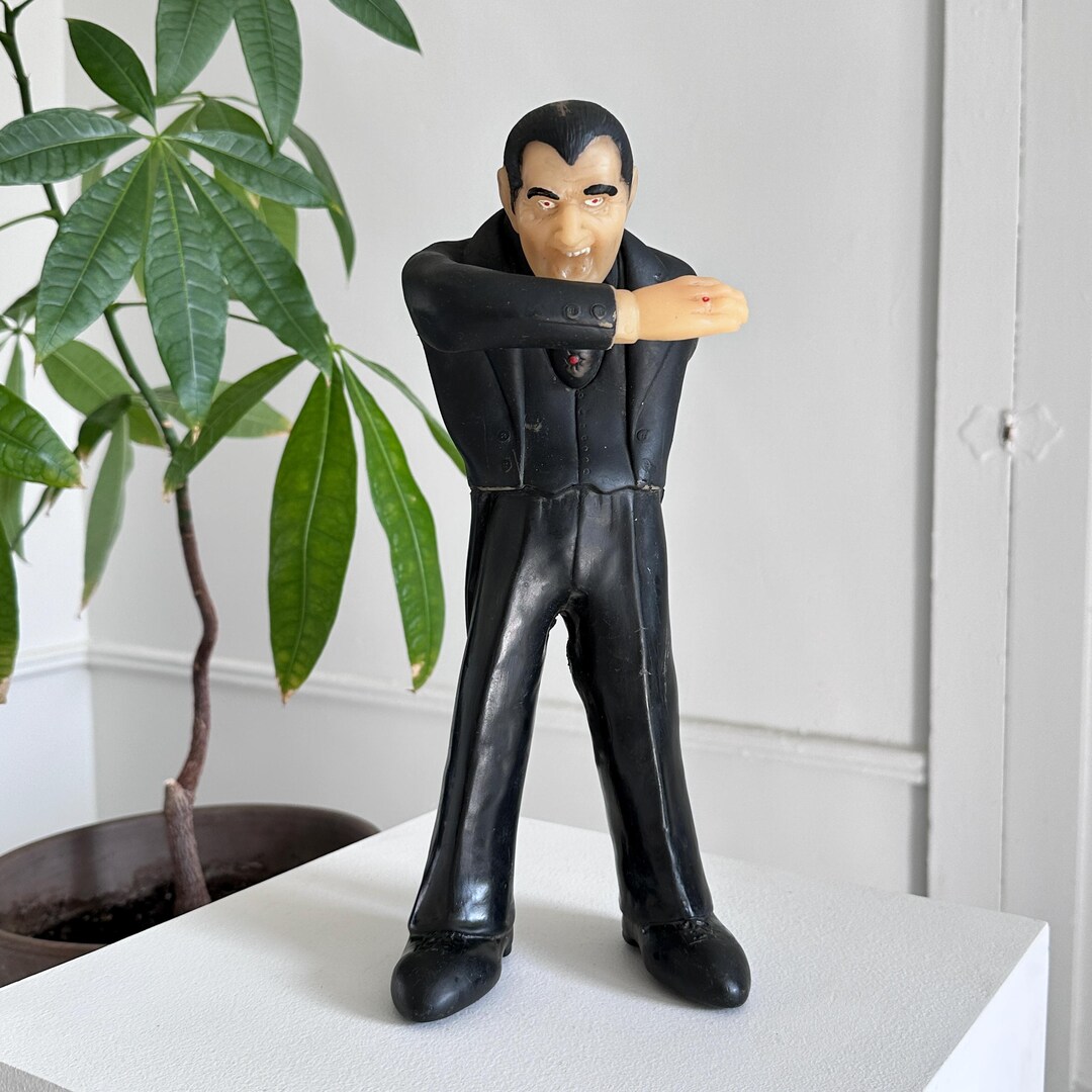 RARE Vintage 1978 Ani-forms Dracula Funstuf Glow in the Dark 12" Rubber ...