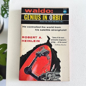 Vintage 1950 Waldo: Genius in Orbit Robert A. Heinlein First Avon ...