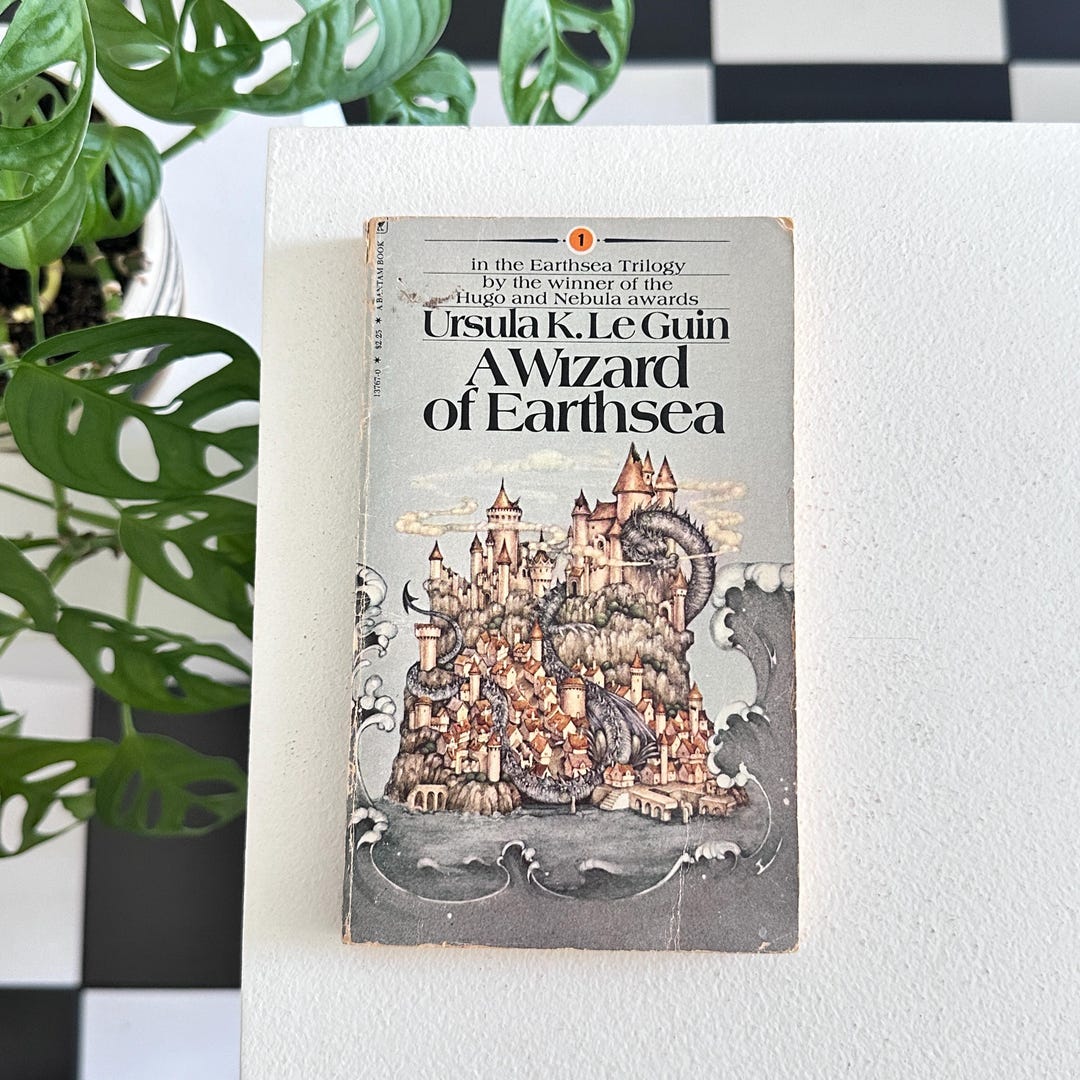 Vintage 1979 the Wizard of Earthsea Ursula K Leguin Fantasy Paperback ...