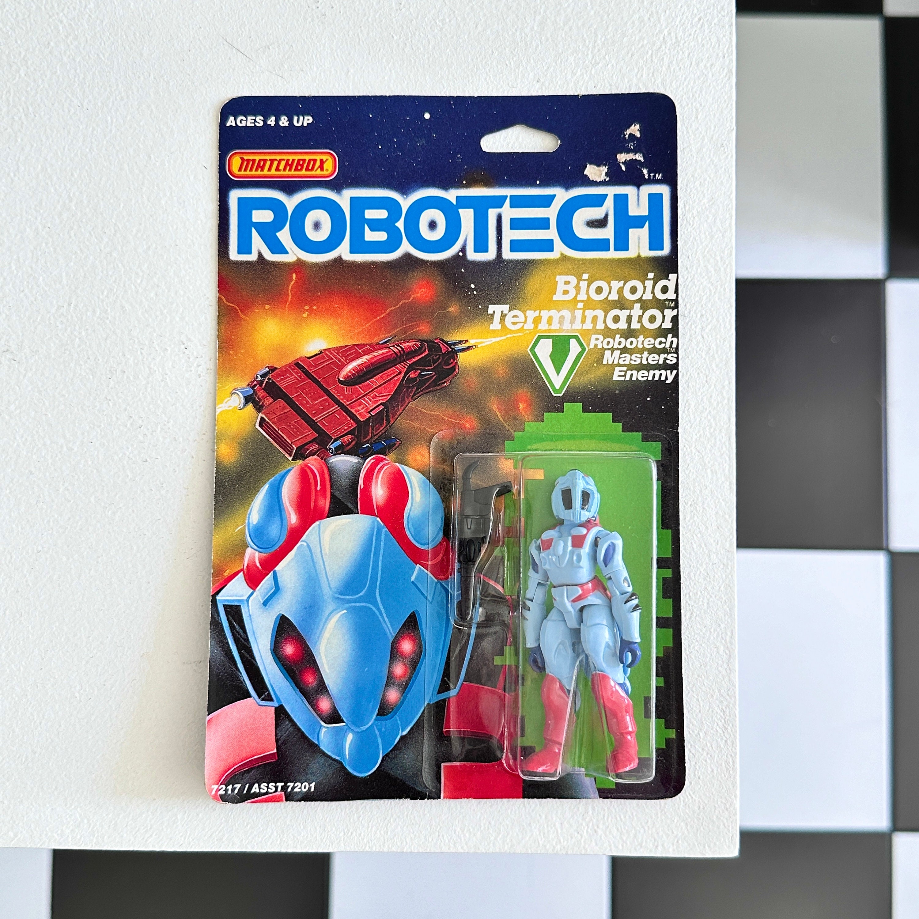 Vintage 1985 Robotech Bioroid Terminator Matchbox Zentraedi Masters ...
