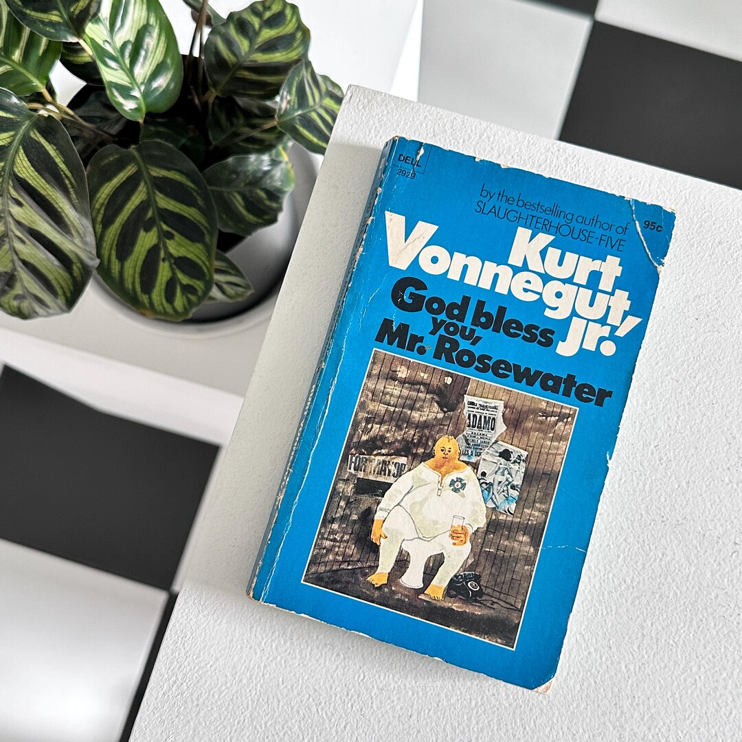 Vintage 1970 Kurt Vonnegut God Bless You Mr Rosewater or Pearls Before ...