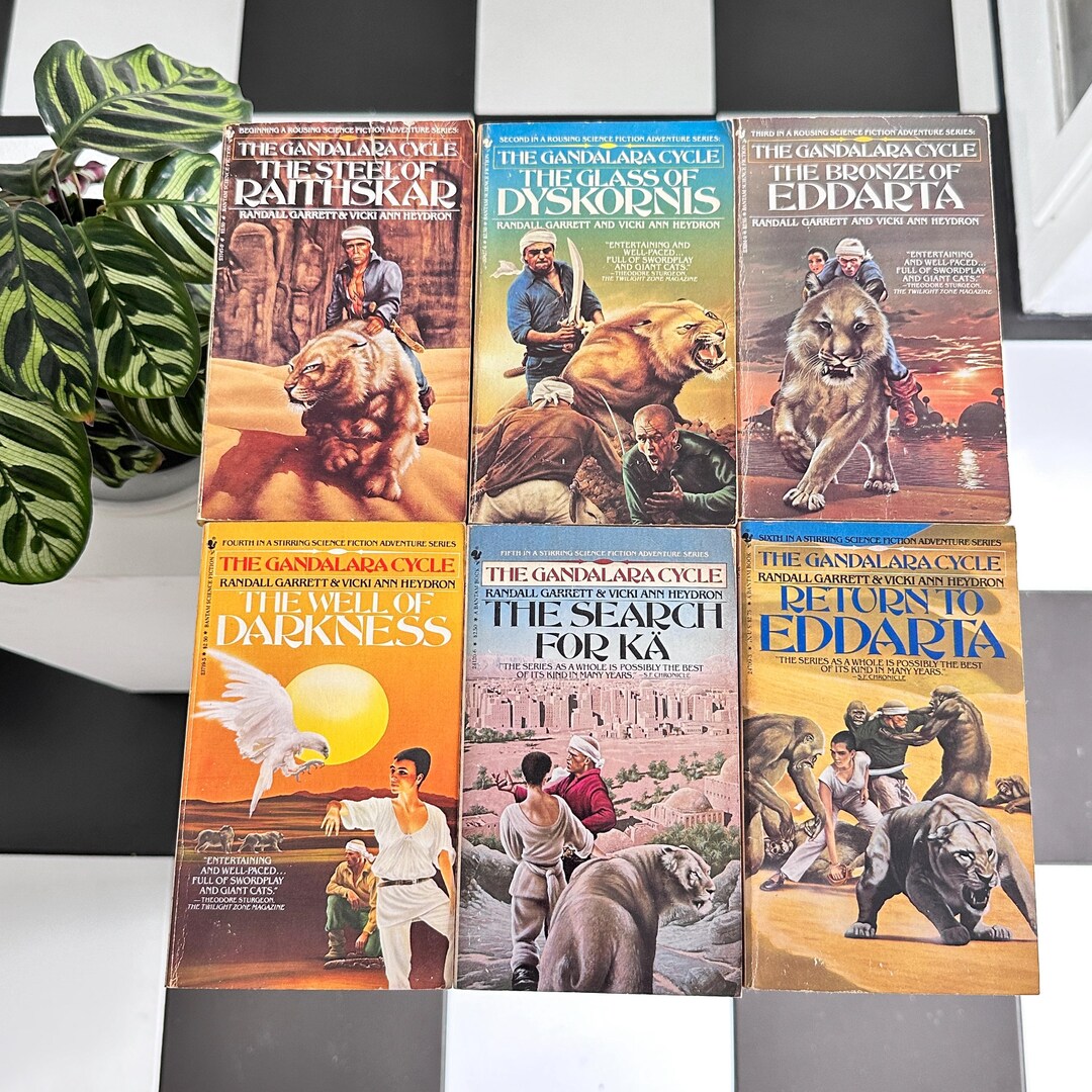 Complete Set of 6 Vintage 1981 Gandalara Cycle Books 1-6 Fantasy ...
