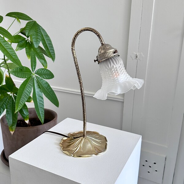 Lily Flower Glass Lamp Shade - Etsy