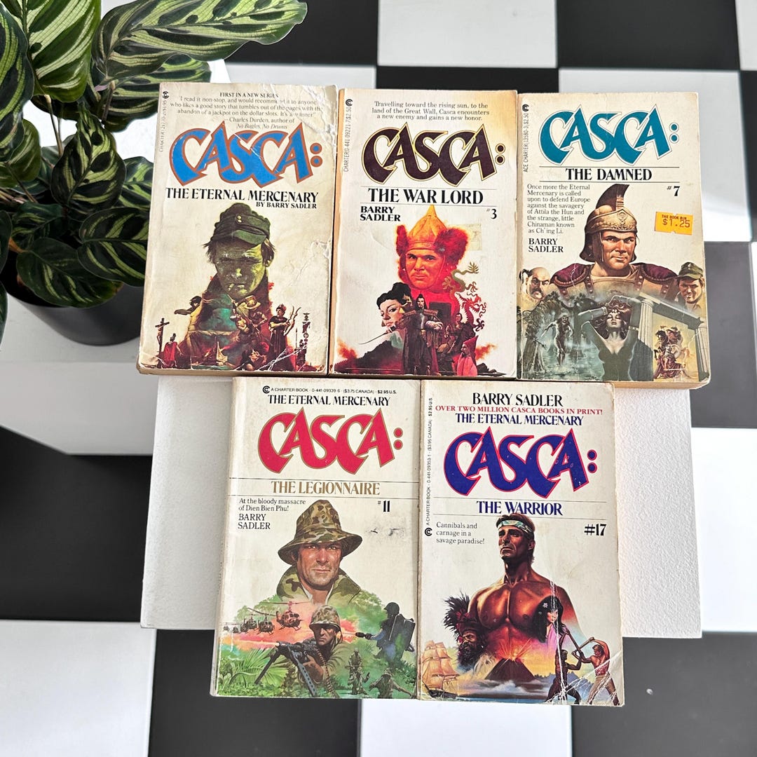 5x Lot Vintage 1979 Casca 1 the Eternal Mercenary 1st Printing 3 7 11 ...