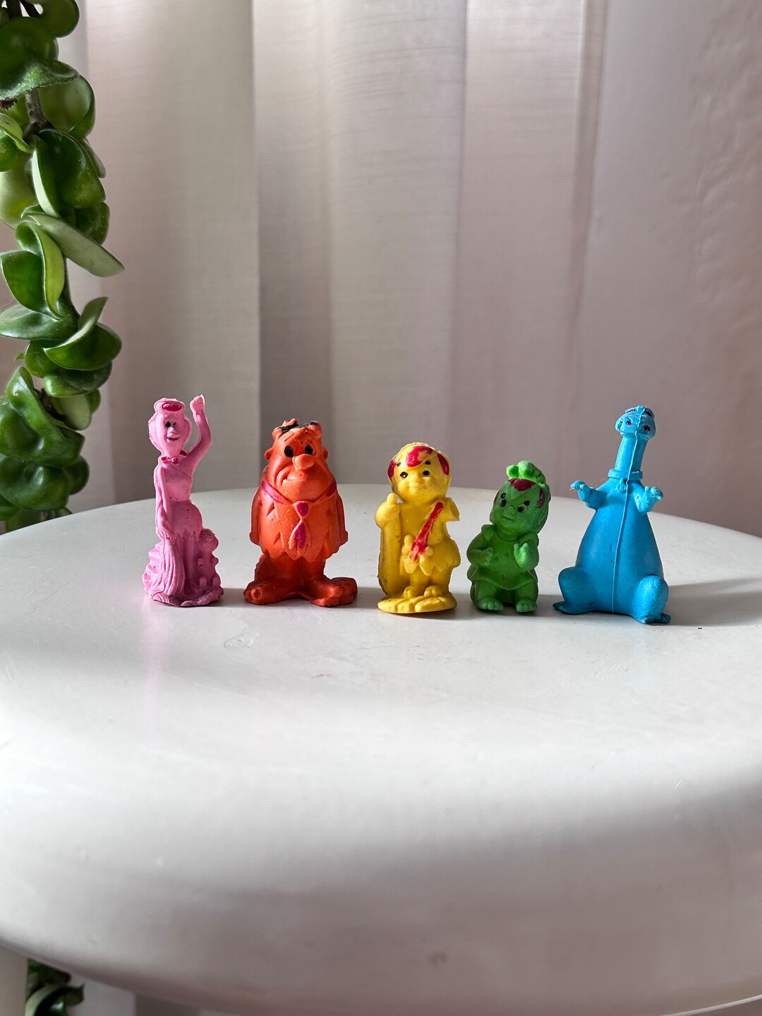 Vintage Original 1970s Diener Flintstones Family Toy Figure Erasers 5 ...