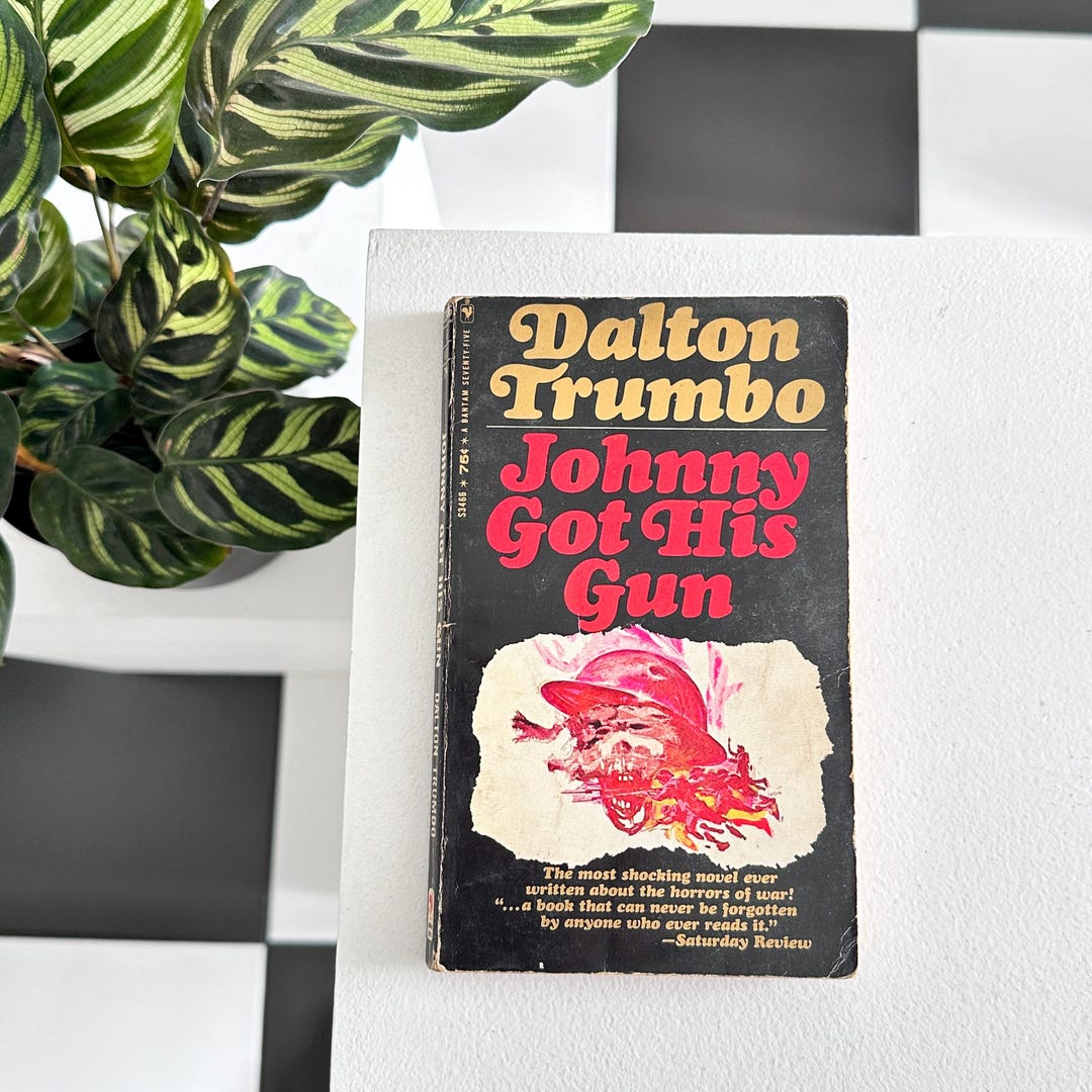 Vintage 1967 Dalton Trumbo Johnny Got His Gun Bantam Books Paperback ...