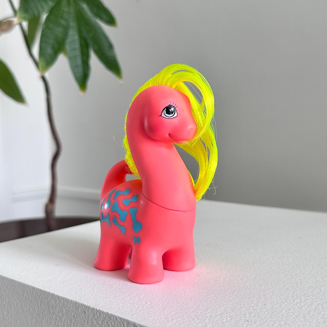 RARE Vintage 1988 Cutesaurus My Little Pony Dinosaur Baby Dino Pink ...