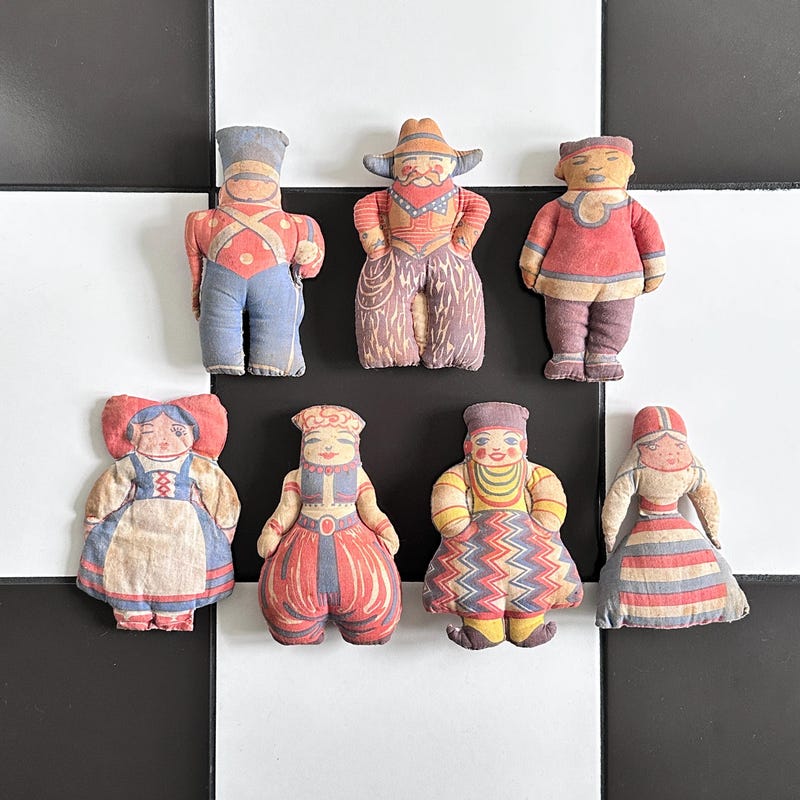 Flour Sack Dolls - Etsy