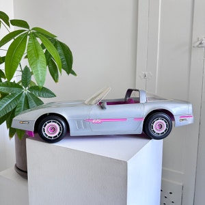 Vintage 1983 Barbie Silver 'vette Corvette Convertible Sports Car ...