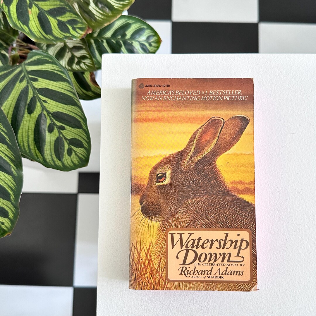 Vintage 1975 Watership Down Richard Adams Paperback 1st Avon Printing ...
