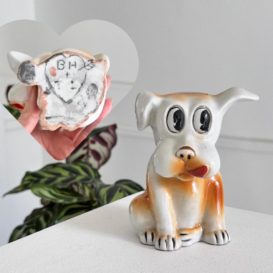 Vintage 1940s Bonzo Betty Boop's Puppy Dog Hand Drawn Portrait Art ...