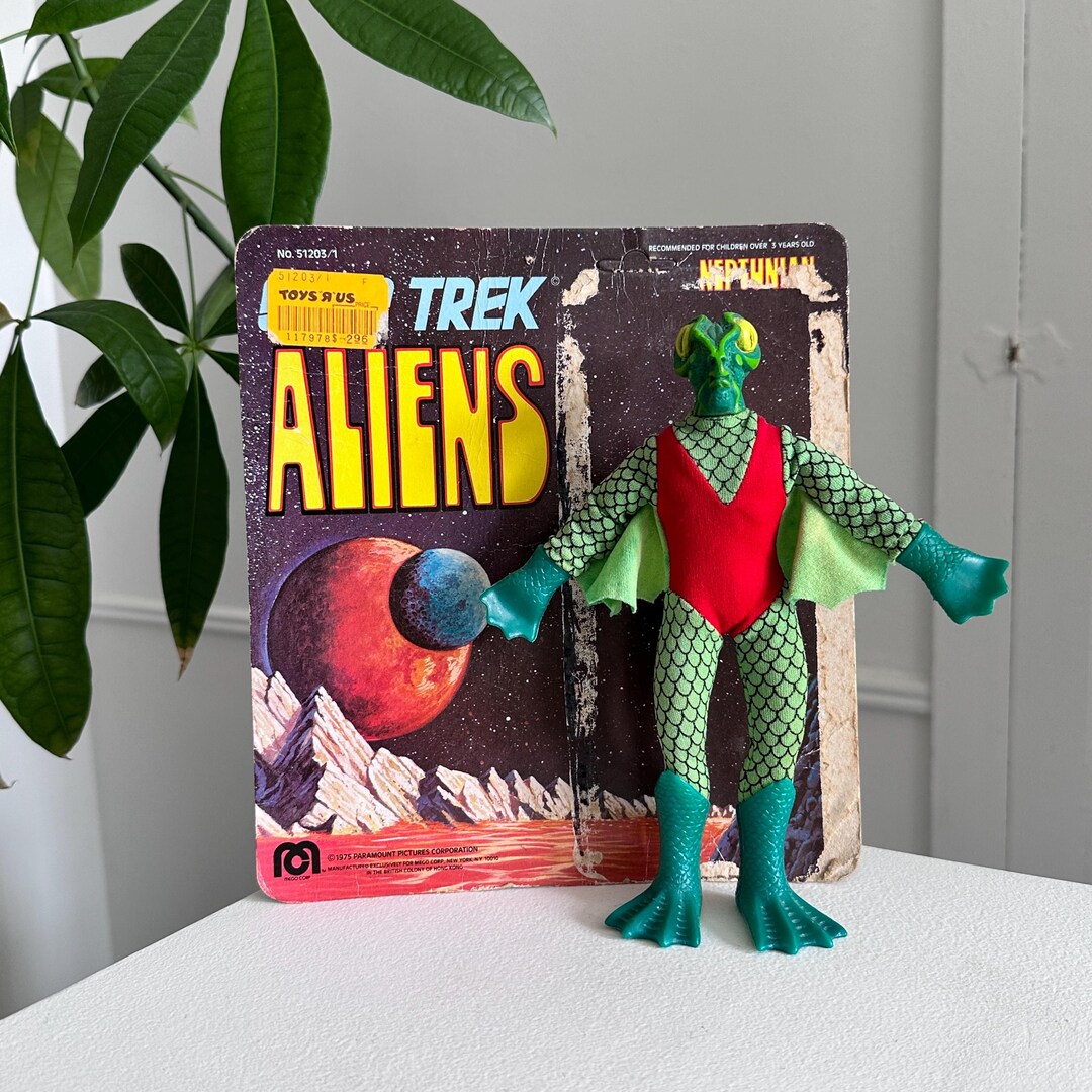 Original Vintage 1974 Mego Star Trek Aliens Neptunian Complete 7 ...