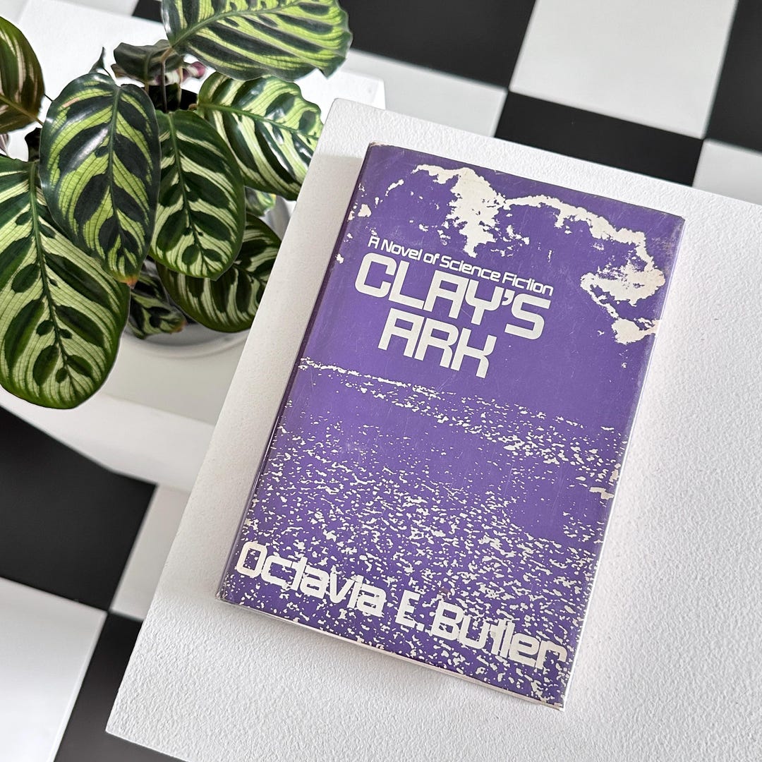 Vintage 1984 Octavia Butler Clays Arc 1st Book Club Edition Hardcover Science Fiction Book W ...