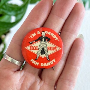 Vintage 1930s I'm A Dandy Holsum Bread Pan Dandy Advertising Original ...