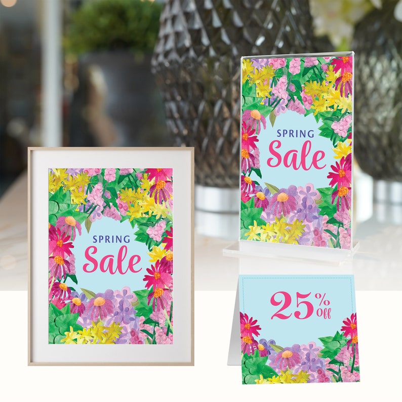 Retail Sale Sign SPRING Printable Download Boutiques Small Businesses ...