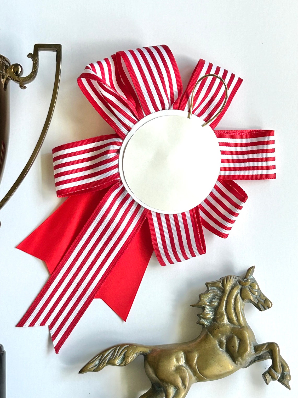 KY Derby Rosette Equestrian Ribbons Show Bows Bottle Topper Magnet Red ...