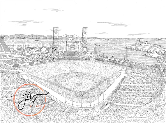 Easy Baseball Field Drawings