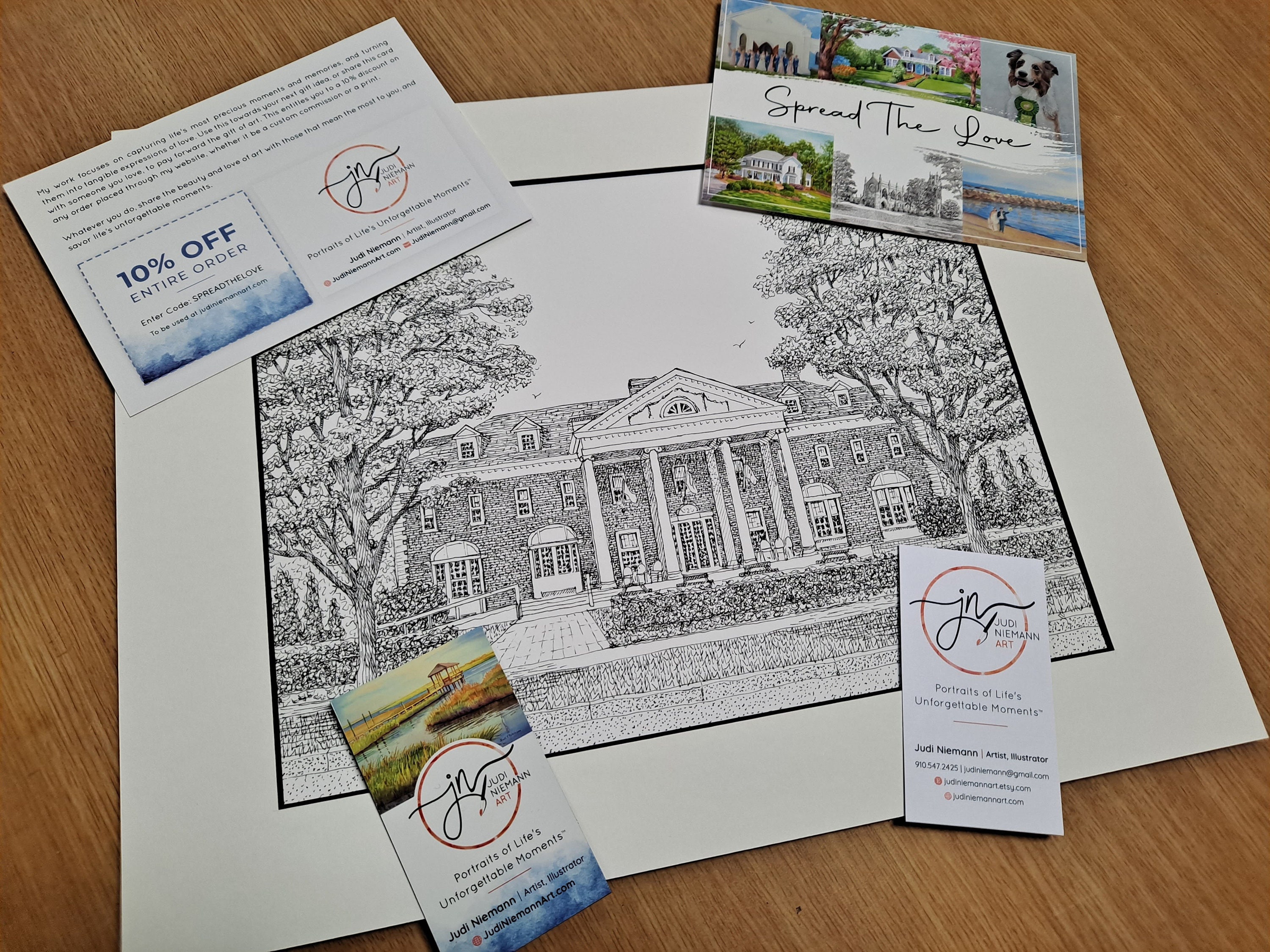Colonial Club | Princeton University Eating Club | Pen and Ink | Fine ...