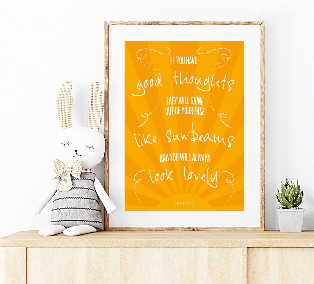 Roald Dahl Quote A4 Print - Etsy